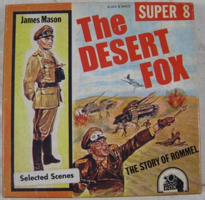 Vintage 1960's 8mm Fox James Mason The Desert Fox Story of Rommel F20 ...