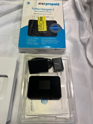 AT&T Turbo 256MB Prepaid Hotspot 2 -Black (6962C) | eBay