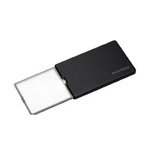 3X Eschenbach Black Square Compact Magnifier, 2 Inch Lens, Wallet Size ...