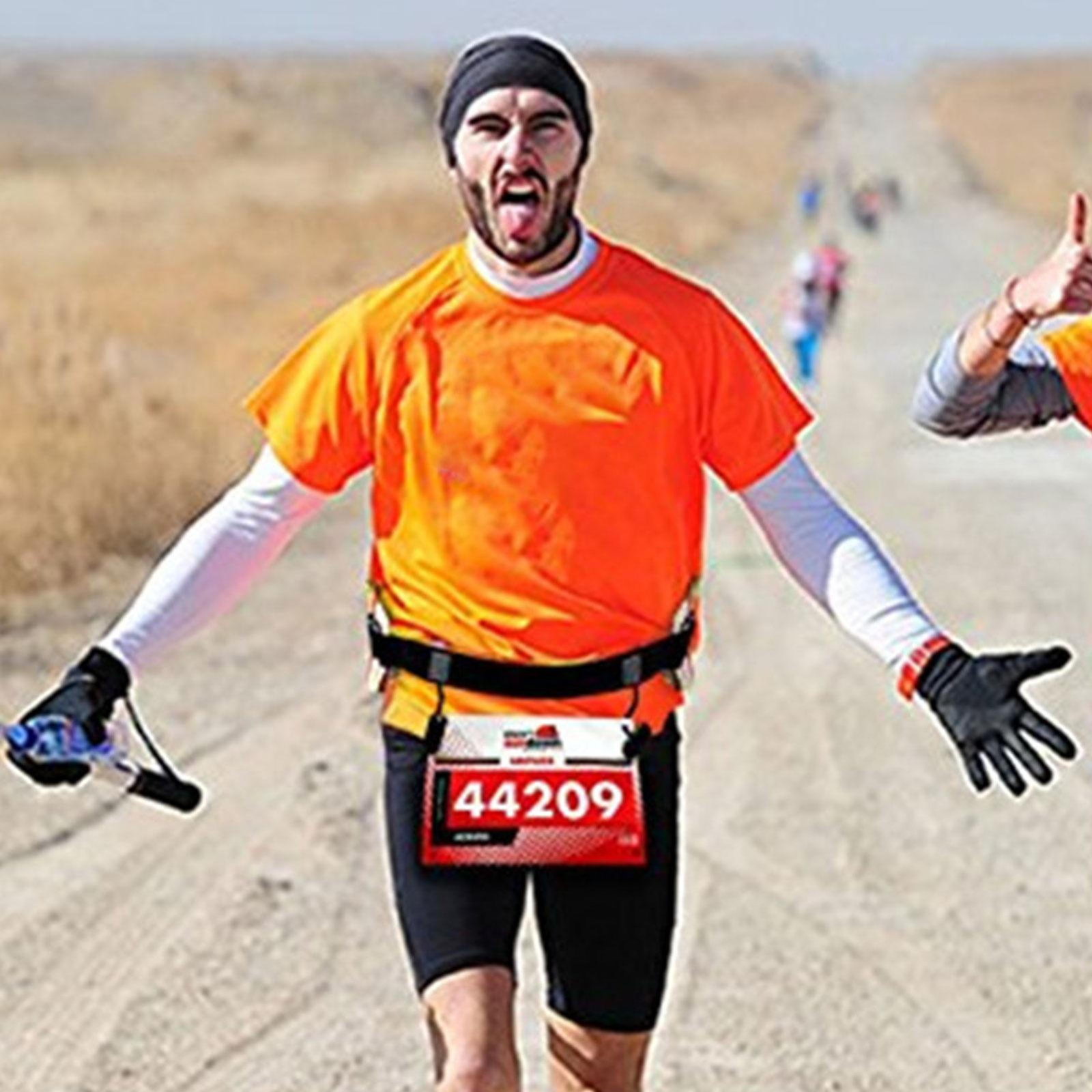 1pcs Race Number Belt,Resilient Reflective Triathlon Race Belts for ...