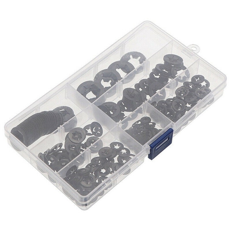 340/680Pcs Star Nut Star lock Push-on Locking Washers Clips Fastener ...