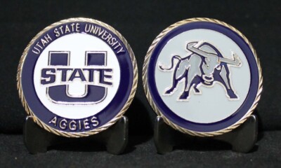 UTAH STATE UNIVERSITY COLLEGIATE COLLEGE COLLECTIBLE CHALLENGE COIN NEW ...