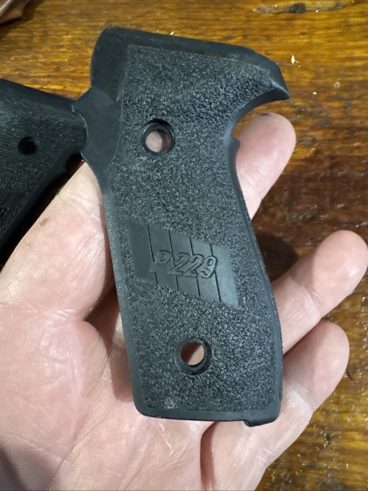 Sig Sauer P229 Factory Original OEM Grips. Dated 1995 | eBay