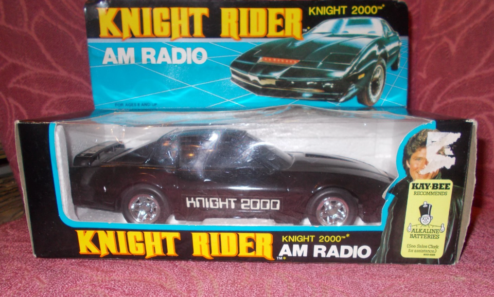 VINTAGE AM TRANSISTOR RADIO KNIGHT RIDER KNIGHT 2000 CAR RADIO 1984 | eBay