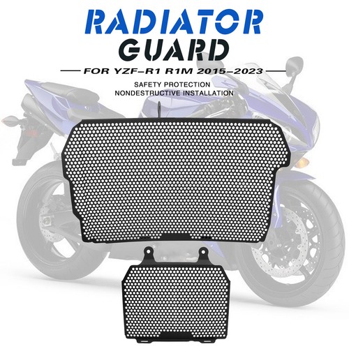 Radiator & Oil Cooler Guard Cover Grille For Yamaha YZF-R1 YZF-R1M 2015 ...