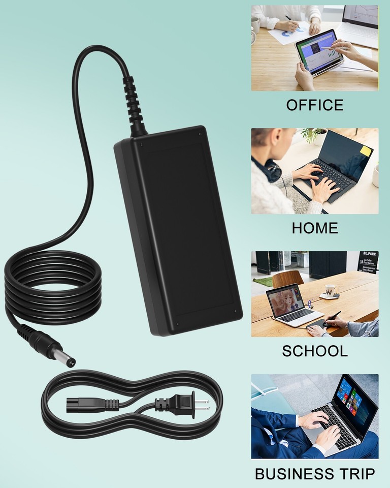 19V Adapter for Samsung T55 T550 Series C27T550FD C27T550FDN ...