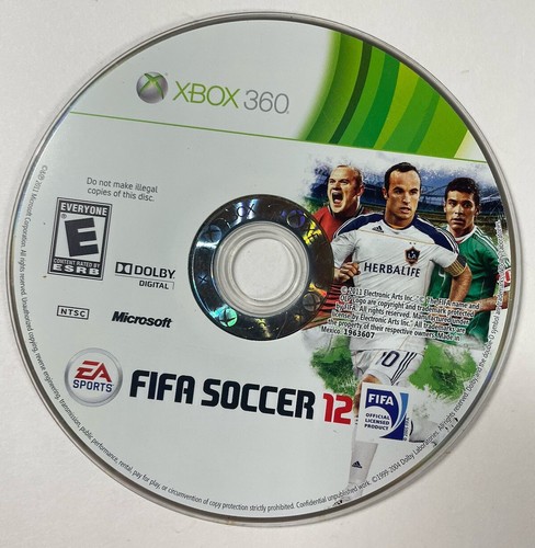 FIFA Soccer 12 (Microsoft Xbox 360, 2011) DISC ONLY 14633196368 | eBay