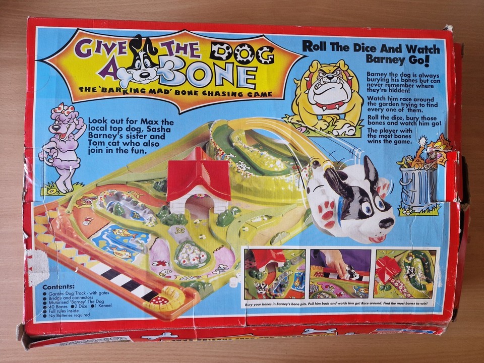 Vintage Give The Dog A Bone Board Game 1992 Boxed By Waddingtons ...