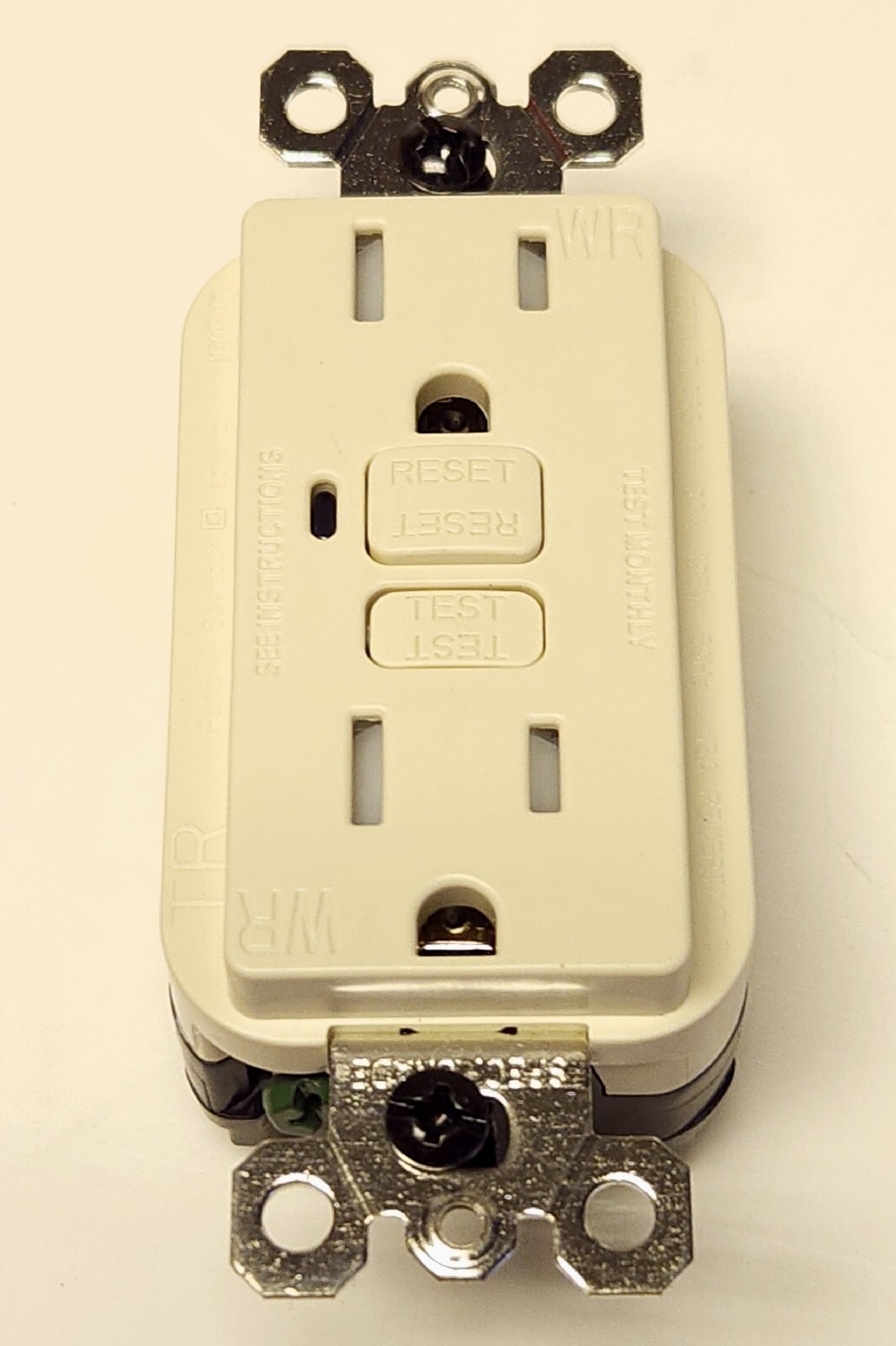 CASE OF 10 PASS SEYMOUR Legrand 1595 TRWRLA GFCI Duplex Ground Fault ...