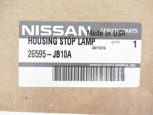 Genuine Nissan 26595-JB10A 3rd Brake Light Stop Lamp 08-13 Altima 09-11 ...