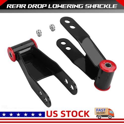 2Rear Drop Shackles Kit Chevy Silverado GMC Sierra 1500 C1500 1988-18 ...
