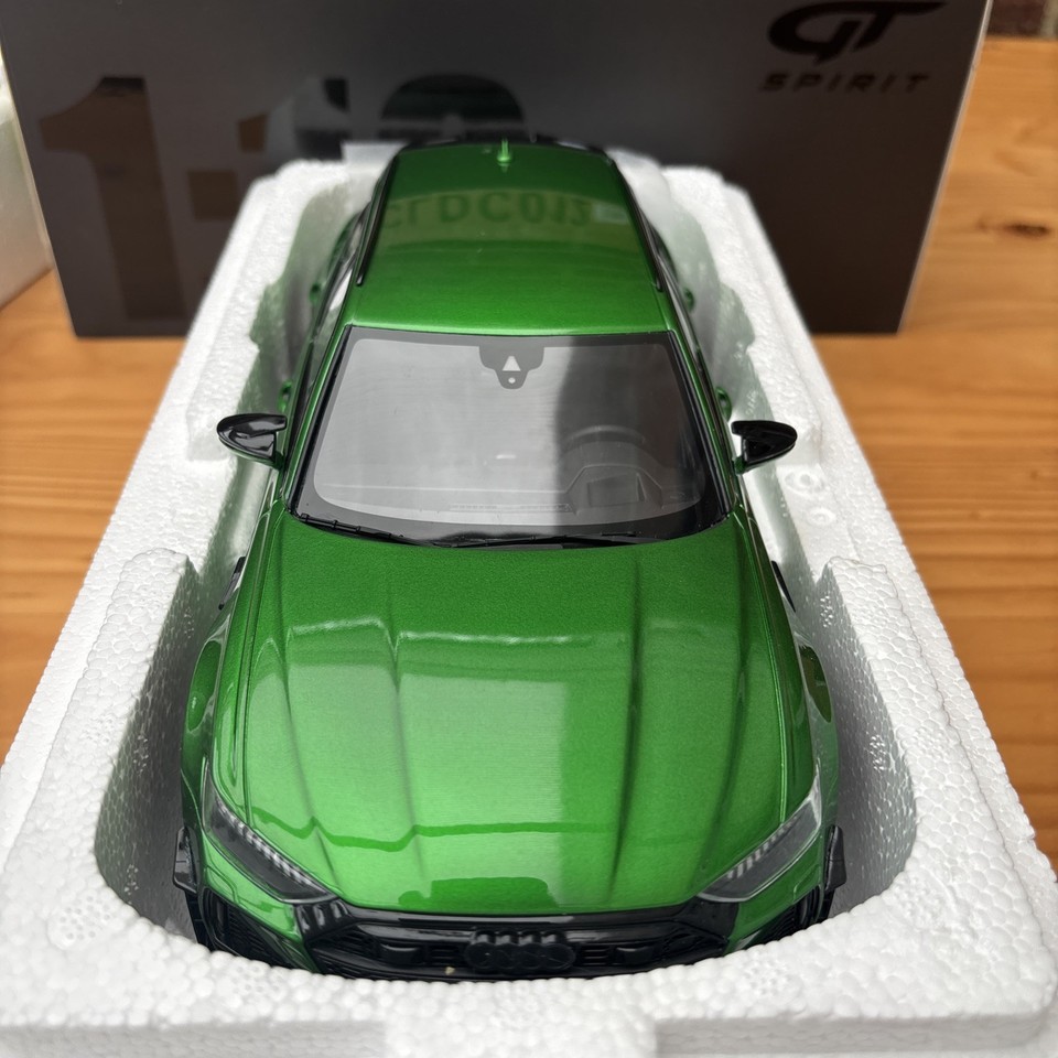 1:18 GT Spirit Audi RS6 ABT RS6-R C8 Roof Top Box Green Asia Exclusive ...