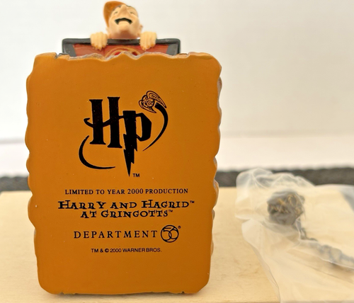 Dept. 56 Harry Potter Harry and Hagrid at Gringotts w/box - DAMAGED ...