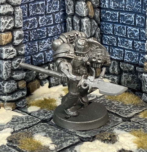 40K Space Marine GREY KNIGHT #4 FORCE HALBERD power armor kill team GW ...