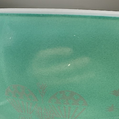Vtg Pyrex 444 Turquoise Butterprint Pattern Retro 4 QT Princess Mixing ...