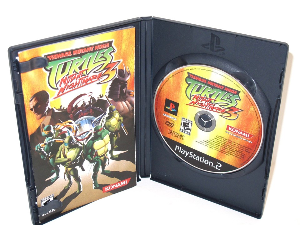 Teenage Mutant Ninja Turtles 3: Mutant Nightmare (PlayStation 2 PS2 ...