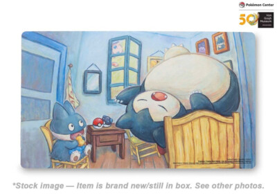 Munchlax & Snorlax "Bedroom" Playmat/Mouse Pad—Pokémon Center × Van ...