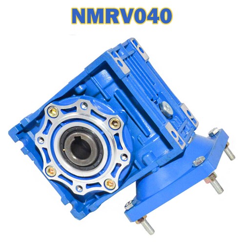 NMRV040 Speed Reduction Worm Gear Reducers Gearbox Right Angle Ratios 5 ...
