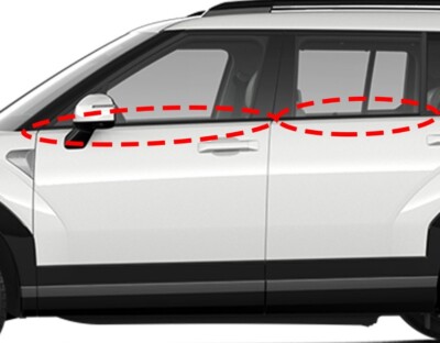 OEM 83220-P6000 W/STRIP ASSY-RR DR BELT O/S RH for Hyundai Santa Fe MX5 ...