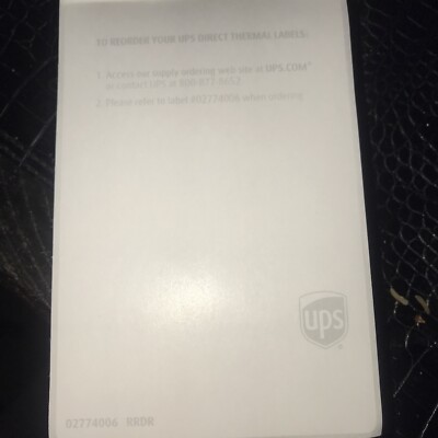 Fanfold (100 count) 4" x 6" Direct Thermal Shipping Certified UPS ...