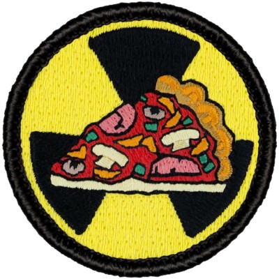 Nuclear Pizza Patrol Patch - 2" Round Embroidered Patch (010A) | eBay