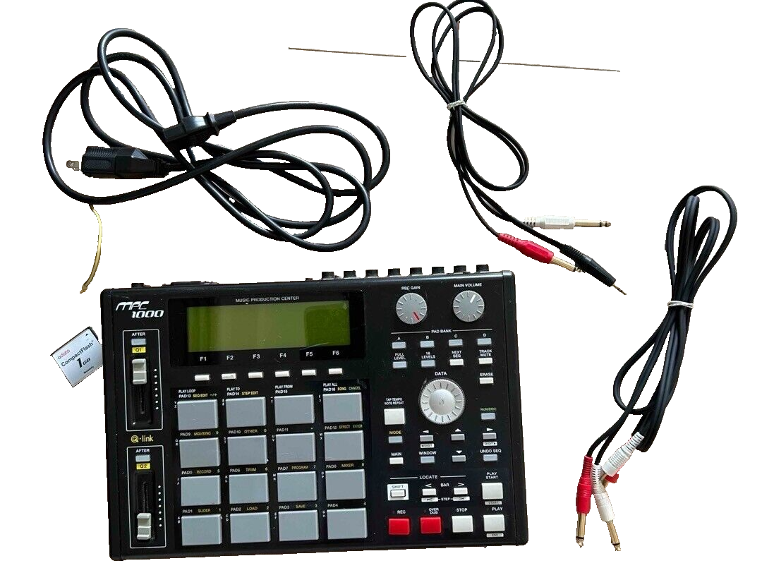 AKAI Music Sampler MPC-1000 Black Sampler Sequencer JAPAN Operation ...