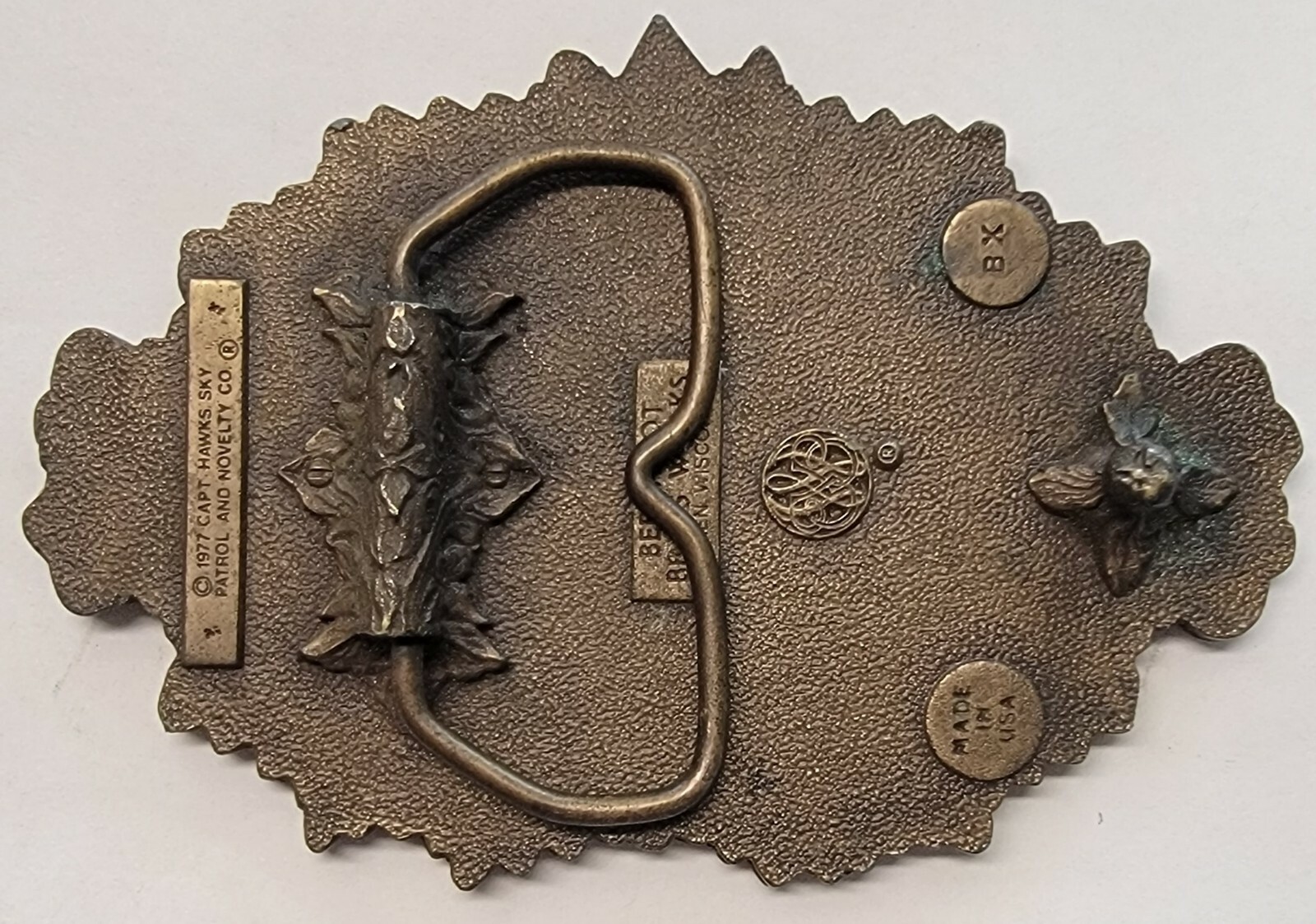 1977 OKTOBERFEST DELAVAN WISCONSIN BELT BUCKLE 1970'S… - Gem