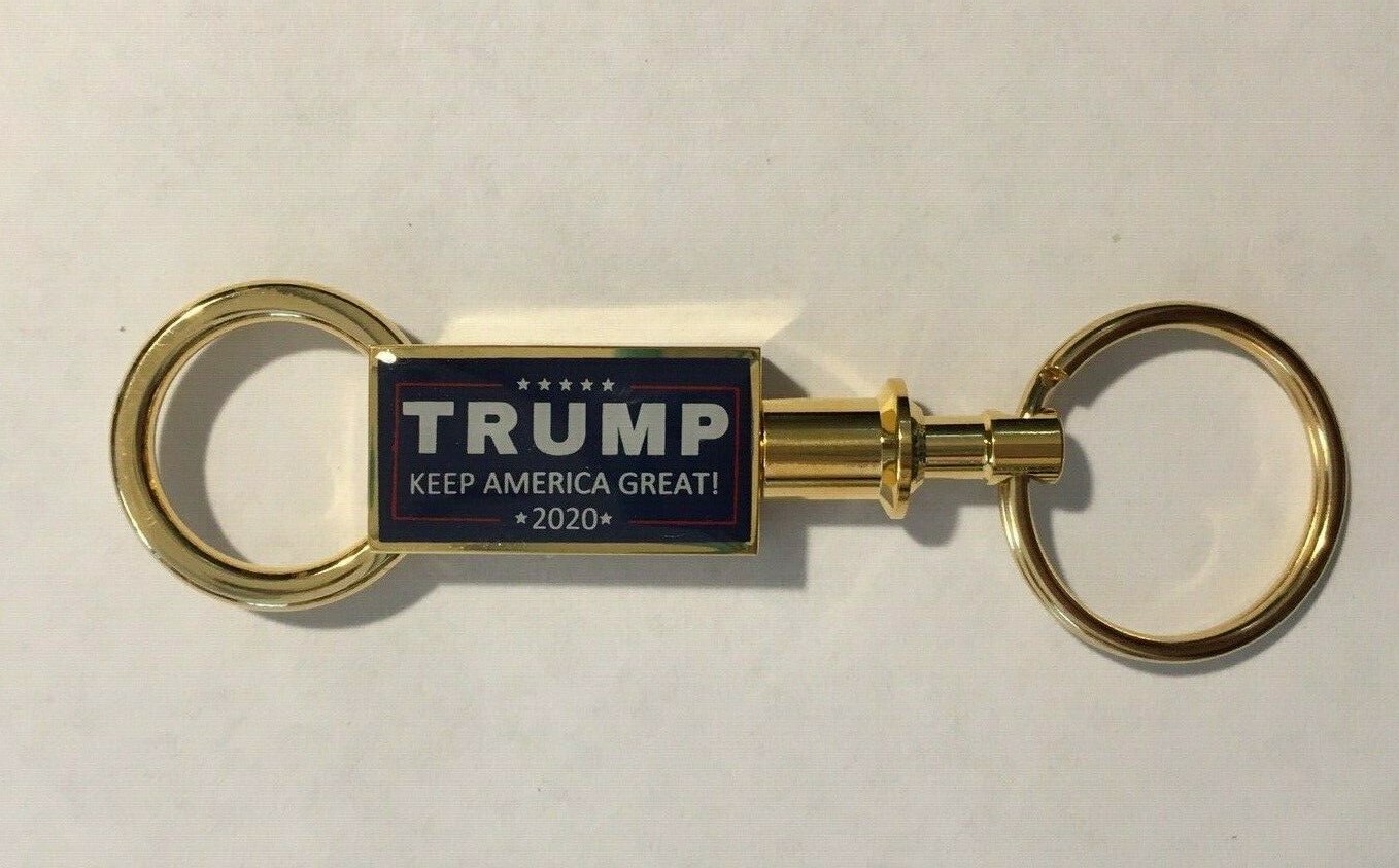 President Donald Trump 2020 KEEP AMERICA GREAT Keychain Valet Keyring ...