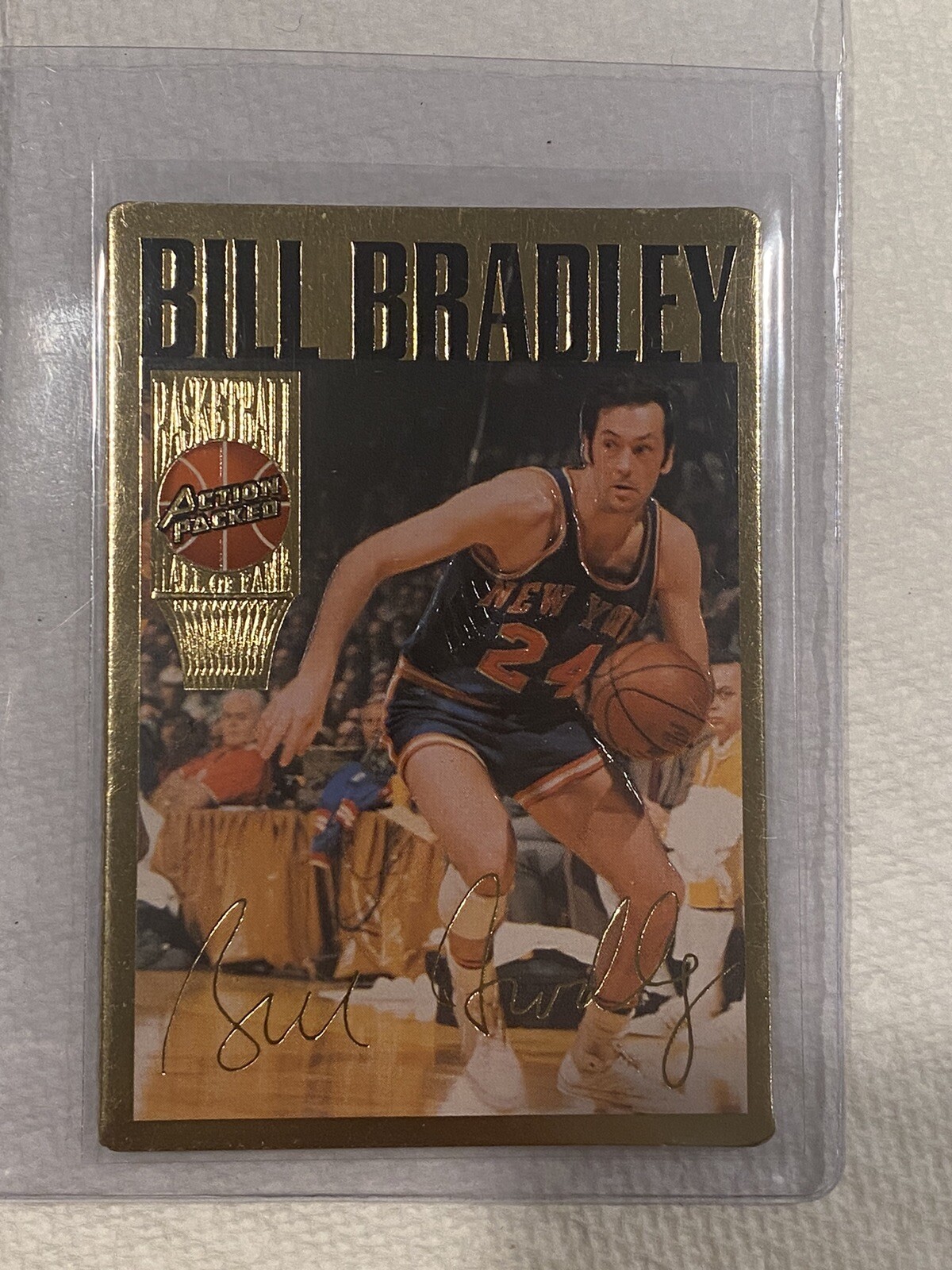 1994 ACTION PACKED GOLD BASKETBALL CARD Gold Signature Lot 4 HOF-See ...