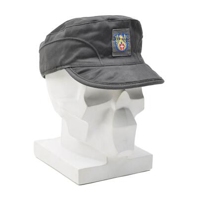 Original Danish military gray army cap lightweight foldable earflaps ...