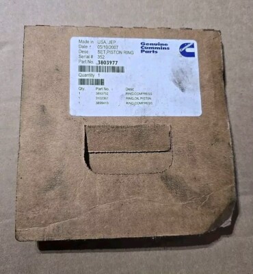3803977 NEW OEM GENUINE CUMMINS Piston Ring Set L10 M11 | eBay