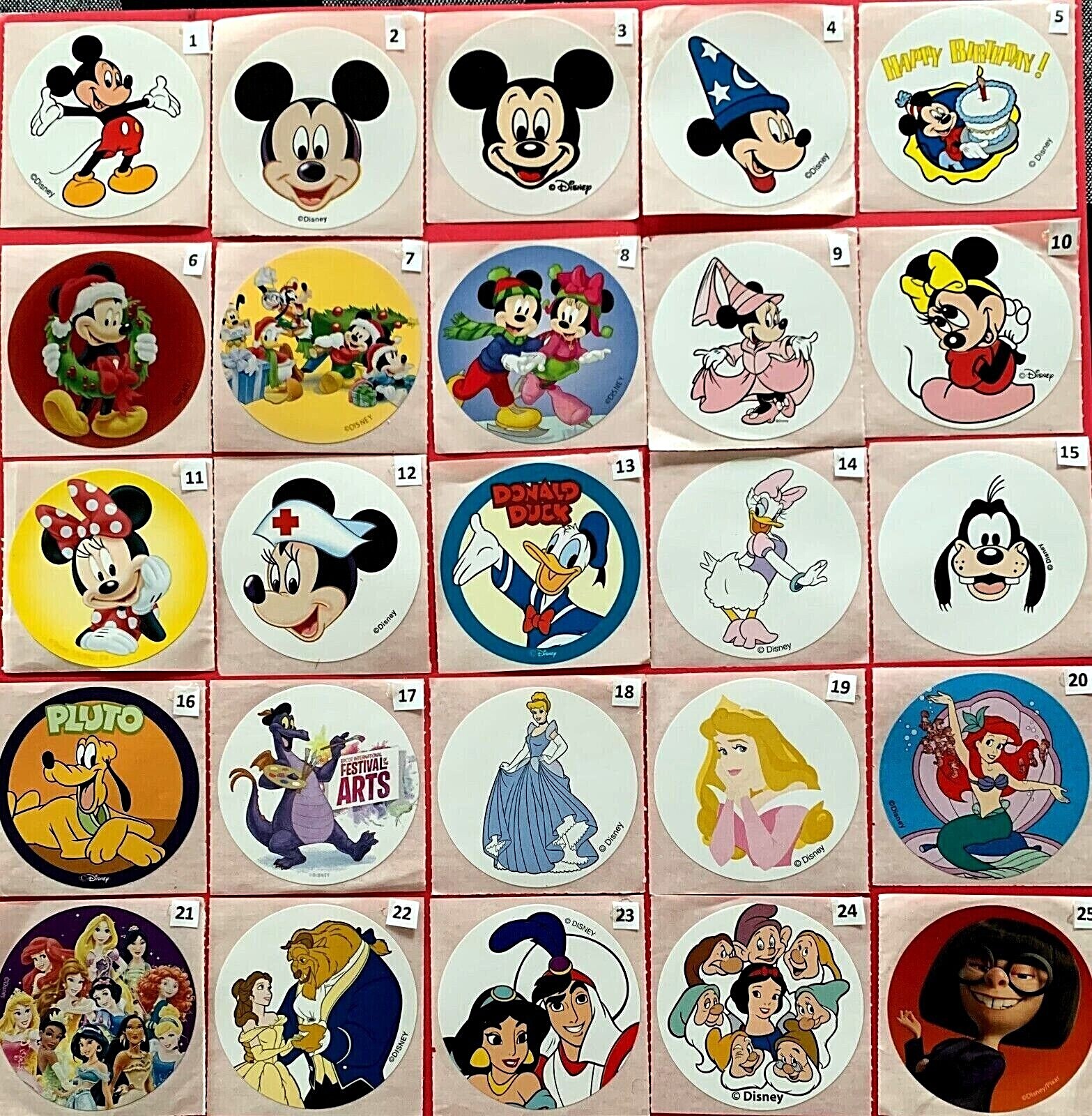 WALT DISNEY WORLD STICKERS New and Hard to Find Collect TODAY!! See ...