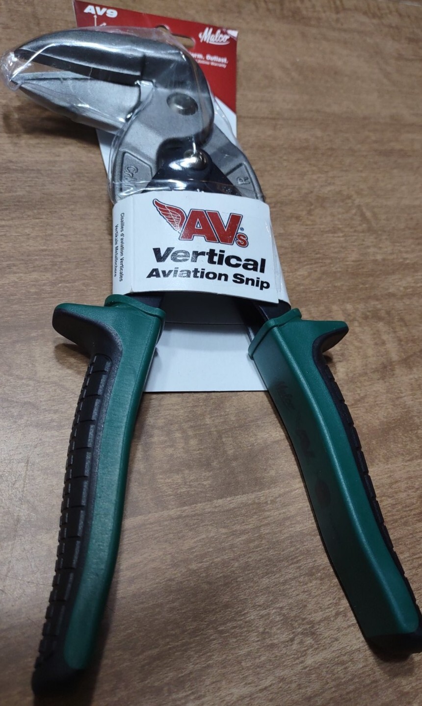 Malco AV9 Right Cutting Vertical Aviation Snip BRAND NEW | eBay