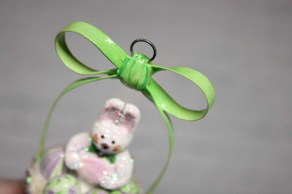 Patricia Breen Ornament Easter 2201 Easter Cornucopia Bunny, Lavender ...