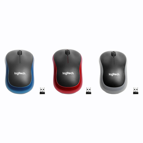 Logitech M185 mouse wireless wireless & USB receiver 1000DPI wireless ...