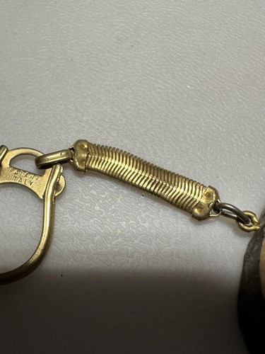 Vintage Wood Tree Bark Good Luck Lucky Charm Touch Keychain Key Ring ...