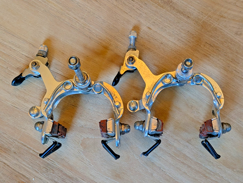 Vintage Dia Compe G 500 Brake Caliper Set, Side Pull, Recessed, Silver ...