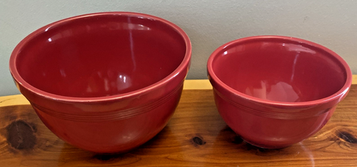 At Home America Kitchen Essentials 8" and 6" Ceramic Mixing Bowls Set ...