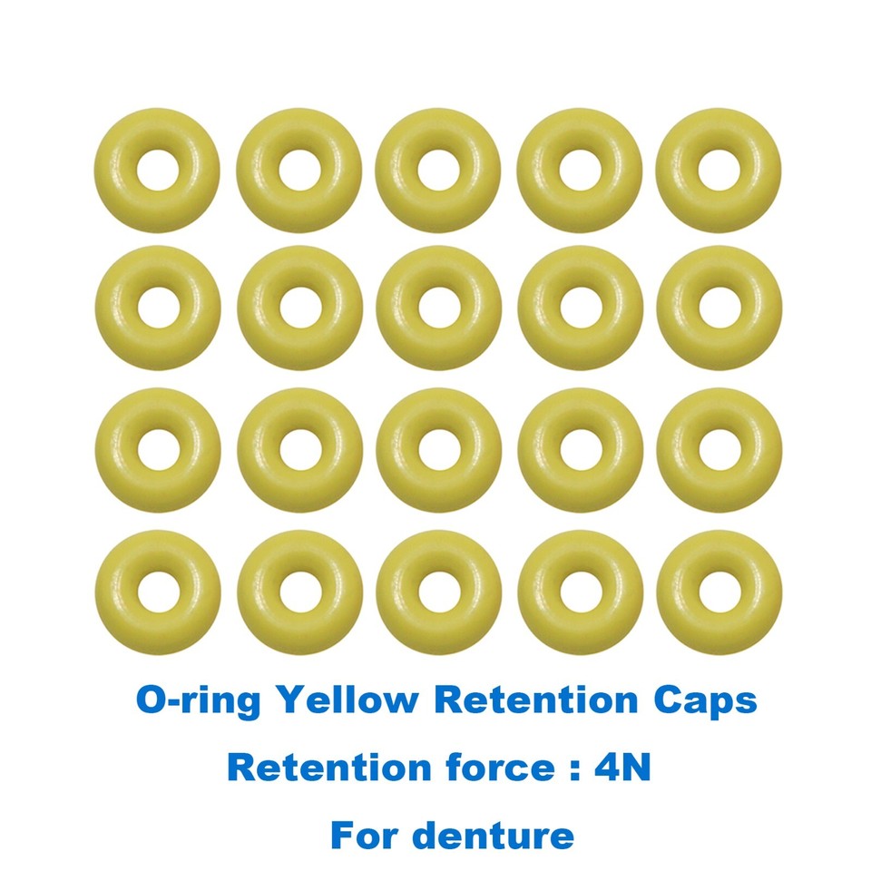 Dental Overdenture O-rings Kit fits Hiossen Osstem Ball Attachment ...
