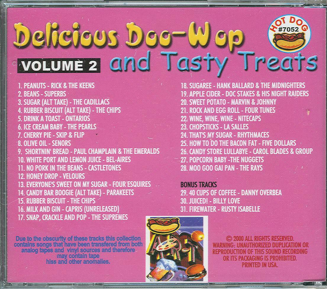 DELICIOUS DOO-WOP AND TASTY TREATS - CD - Volume 2 - BRAND NEW | eBay