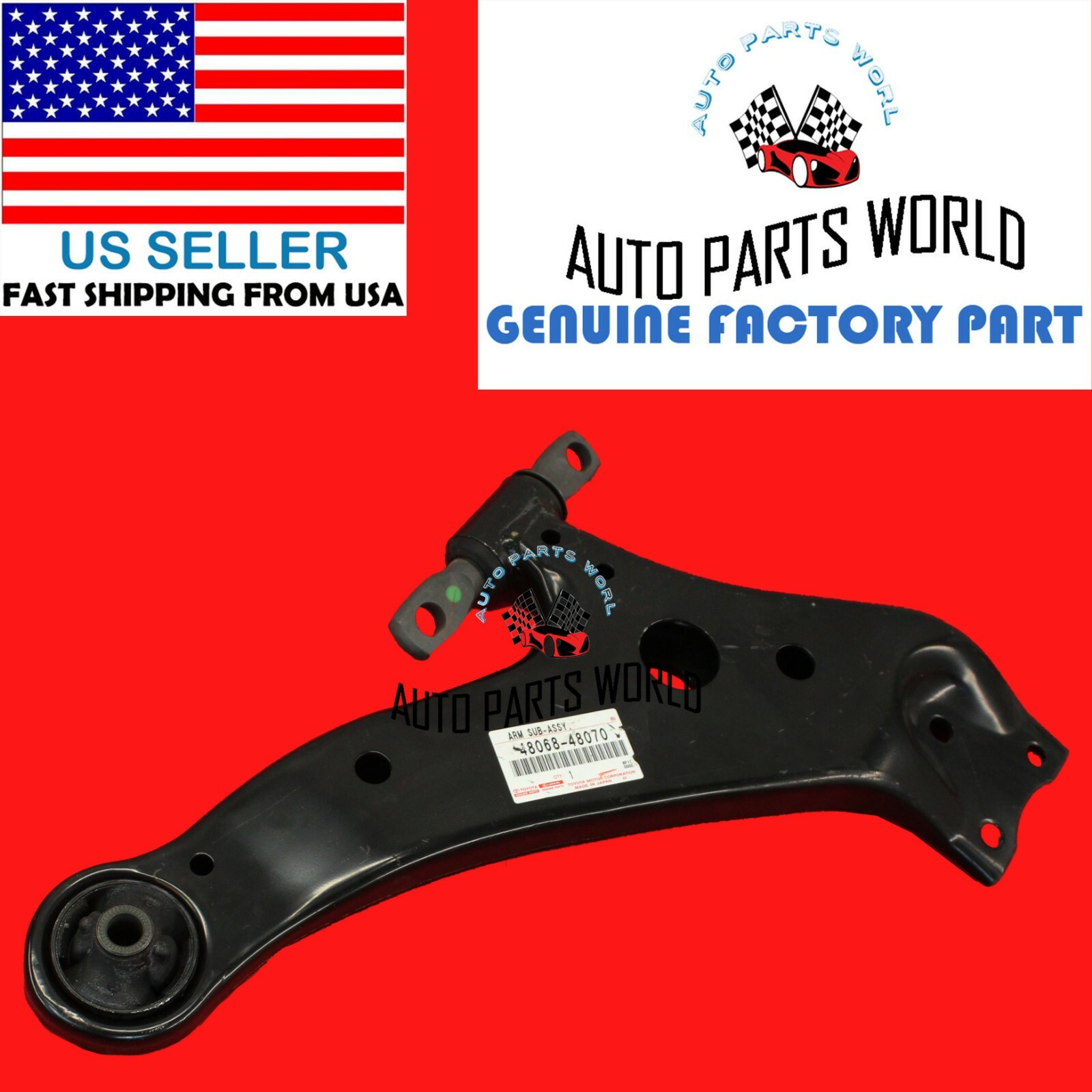 GENUINE TOYOTA HIGHLANDER VENZA RX350 FRONT LOWER RIGHT CONTROL ARM ...