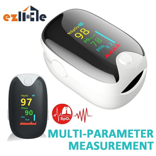 1/2pc Oxygen Blood Saturation Heart Rate Monitor Finger Pulse Oximeter ...