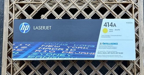 Genuine HP LaserJet 414A Yellow Toner Cartridge W2022A NEW! | eBay