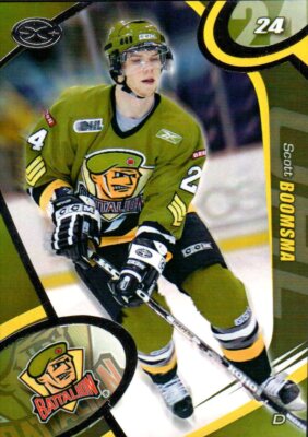 Scott Boomsma 2004-05 Brampton Battalion | eBay
