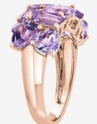 NEW! Effy Amethyst & 14K Rose Gold Ring W Heart Shapes/ Gift Box/$2,175 ...