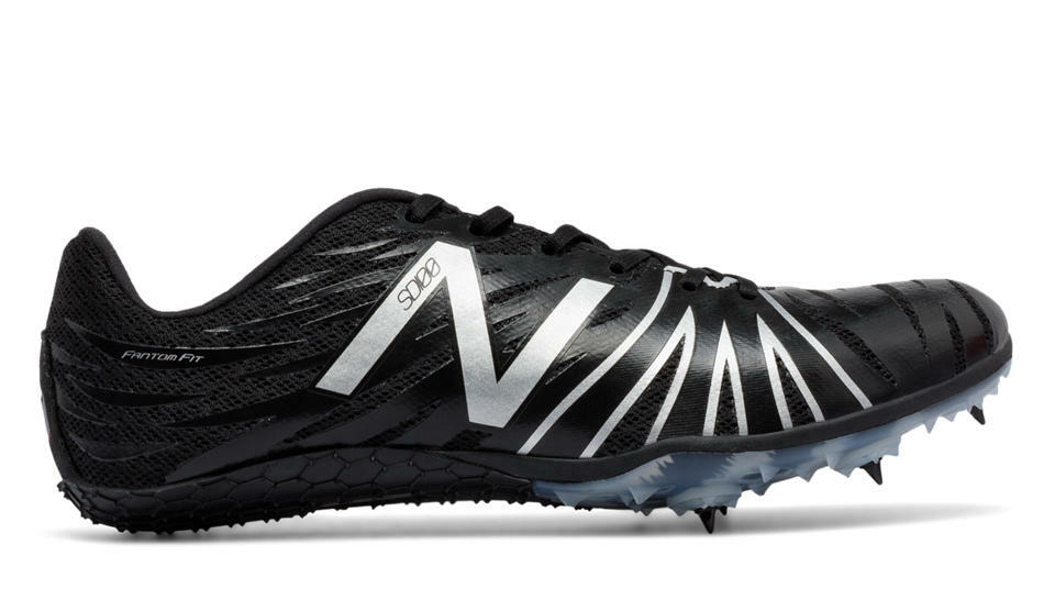 NEW BALANCE RACING SPRINT TRACK SPIKES SD100 BLACK SILVER MEN SIZE 12.5 ...