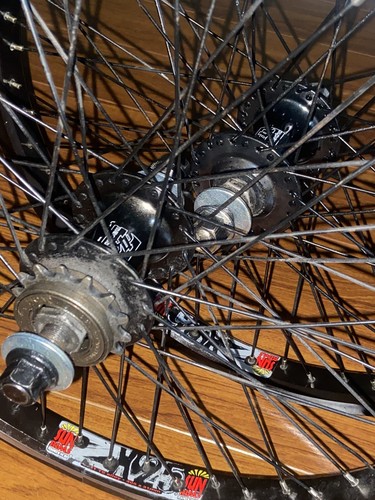 SUPER RARE MID SCHOOL DK BMX WHEEL SET + DK TIRES | eBay