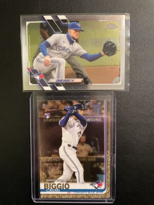Cavan Biggio Lot 2 Cards - Topps 2019 RC /2019 and 2021 Topps Chrome | eBay