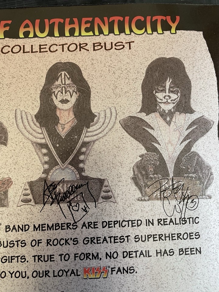 KISS Rock Band Destroyer Bust 1999 Spencers Exclusive Gene Simmons BOX ...