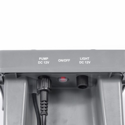 esotec Solar Teichbelüfter-SET 25/600 POWER 5 mit LiFePo4 Akku-Speicher ...